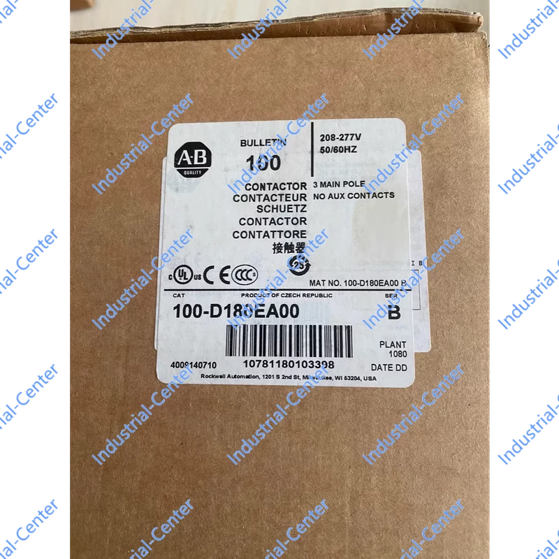 100-D180EA00 Contactor AB New In Box Brand UPS 100D180EA00 WQSY - EDV (Xiamen) Technology Co., Ltd