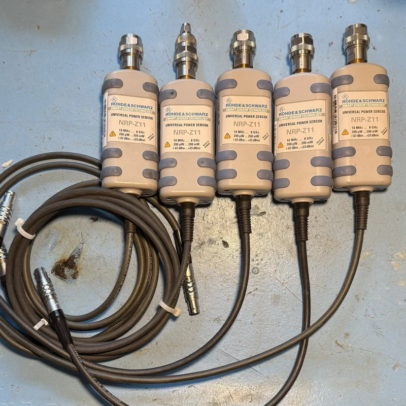 5x Rohde & Schwarz NRP-Z11 10Mhz-8Ghz Universal Power Sensor + 4x USB Cable - EDV (Xiamen ...