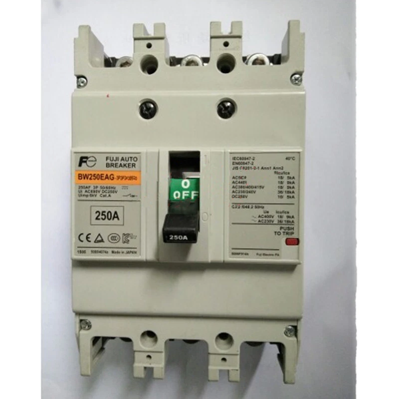 New For Fuji Circuit Breaker BW250EAG 250A Free Shipping - EDV (Xiamen ...
