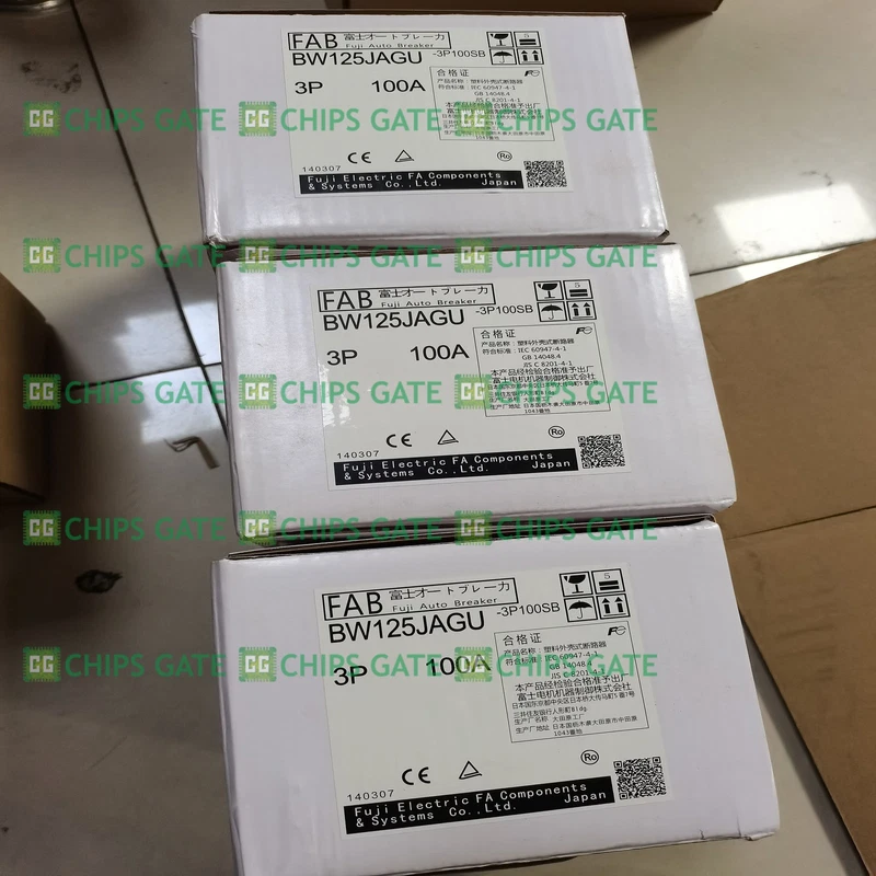 New Fuji Electric Molded Case Circuit Breaker BW125JAGU-3P100SB - EDV ...