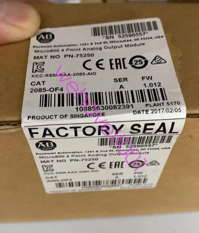 New Original 2085-0F4 Micro800 4 Point Analog Input Module 20850F4 Fast ...