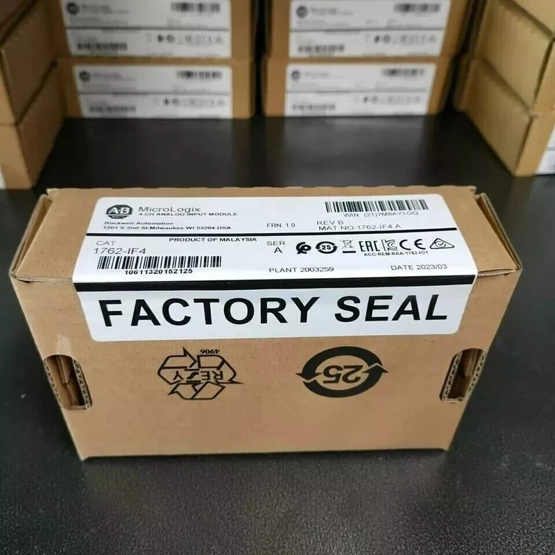 New Factory Sealed AB 1762-IF4 SER A MicroLogix 1200 4 CH Analog Input ...