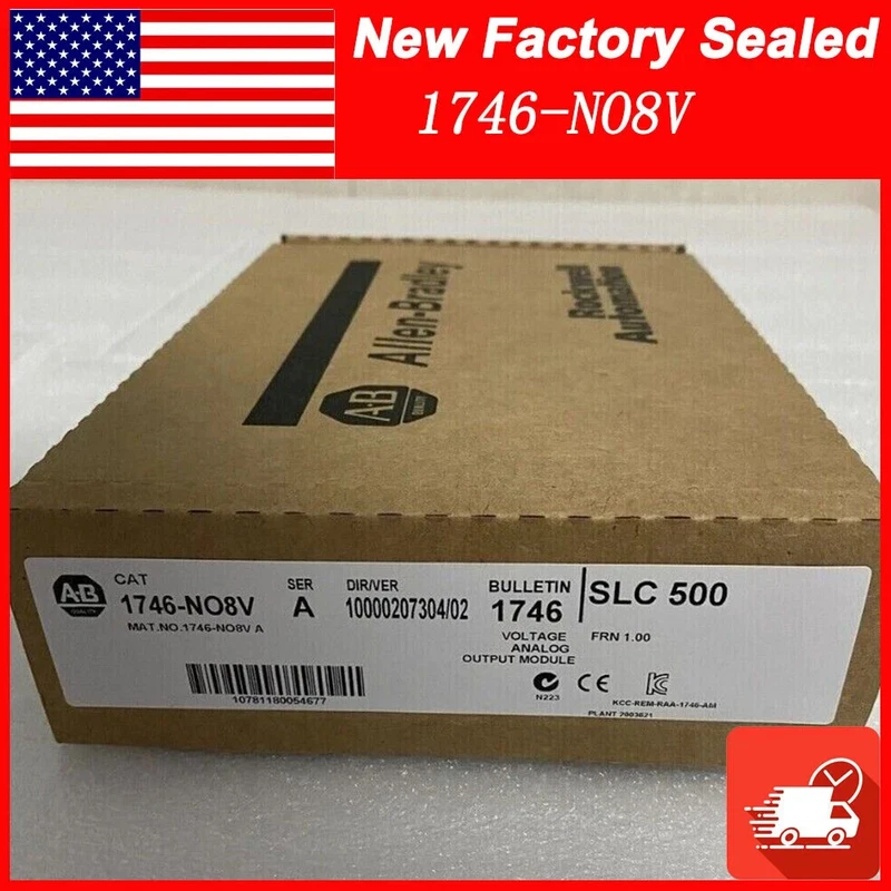 NEW Allen-Bradley 1746-NO8V SER A SLC 500 Analog Output Module AB ...