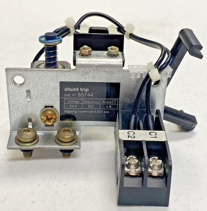 NEW, SQUARE D 55744 SHUNT TRIP CIRCUIT BREAKER 24V FREQUENCY DC, FREE ...