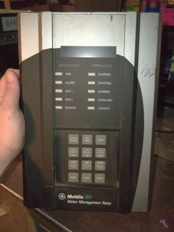 GE 369-HI-R-M-F-E-0-E MULTILIN 369 MOTOR MANAGEMENT RELAY 53CMC362.000 ...