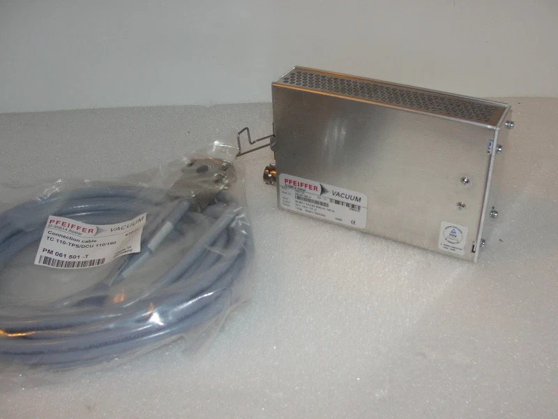 Pfeiffer TPS 110 PM 061 340-T Turbo Pump Controller Unused W/CABLE TC ...
